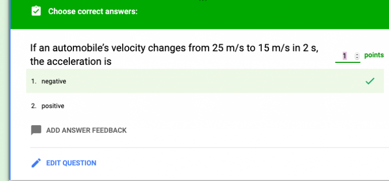 Quizzing Using Google Forms - STEM Supplies