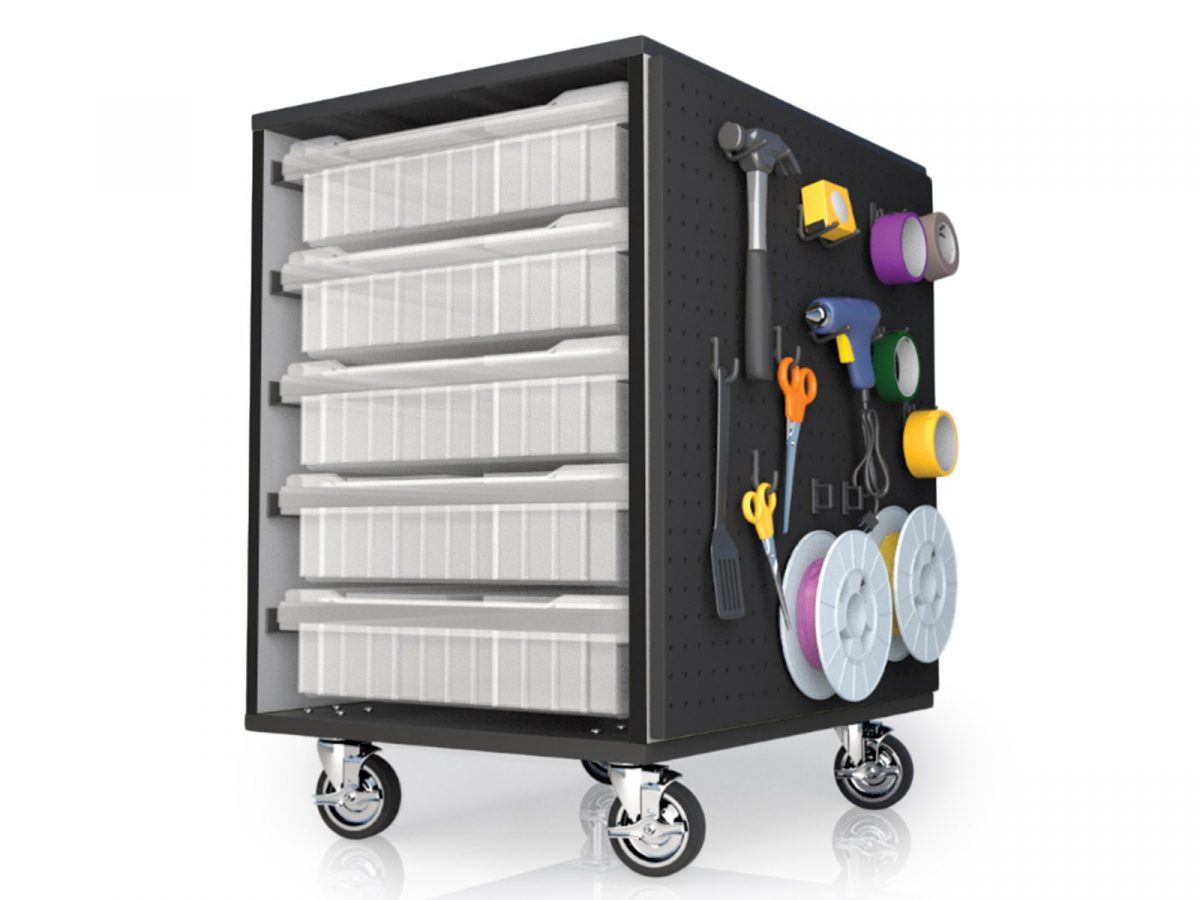 How to Create a Mobile Cart Makerspace - STEM Supplies