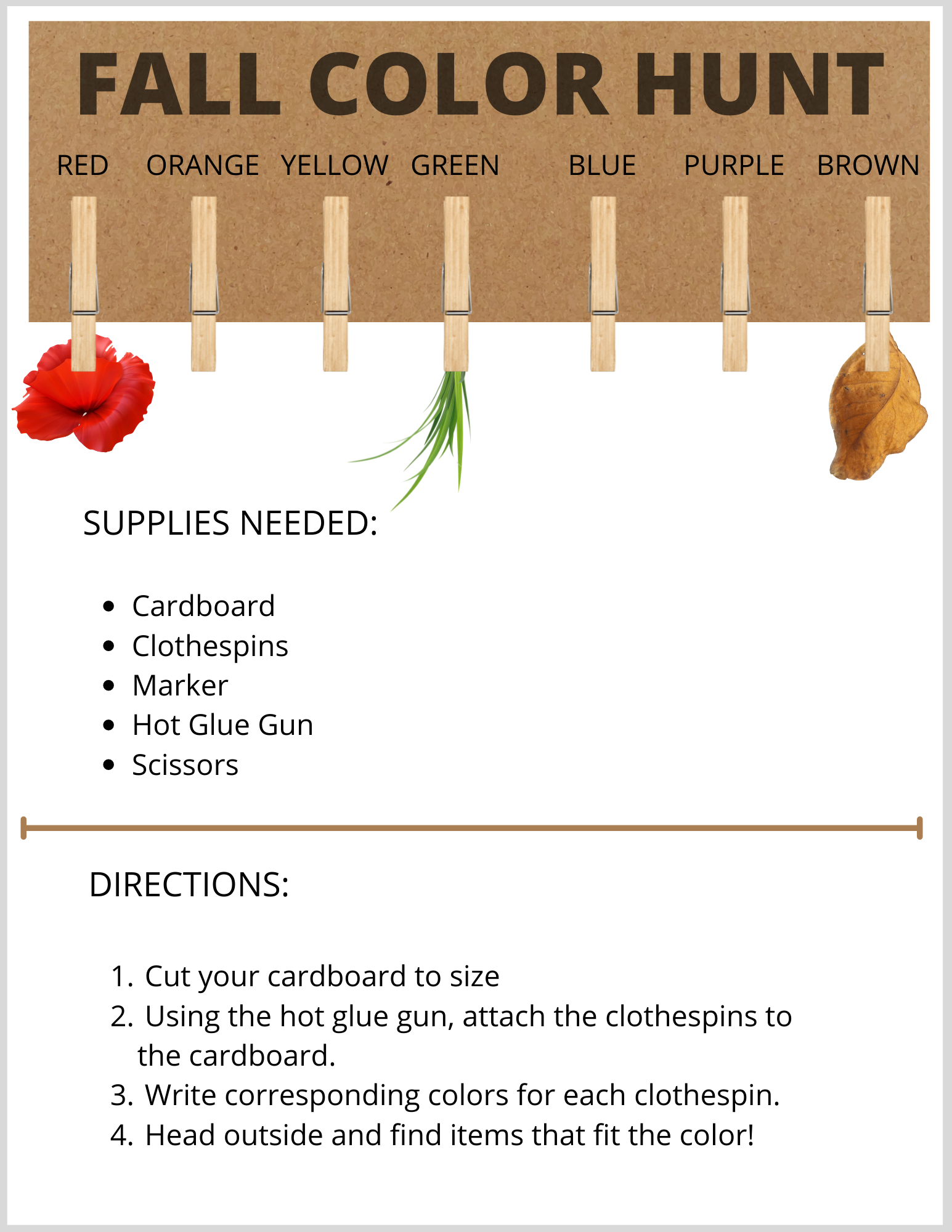 Fall STEM Activities - STEM Supplies