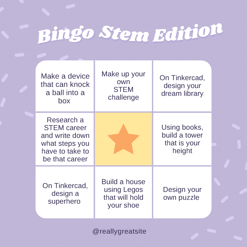STEM Bingo - STEM Supplies