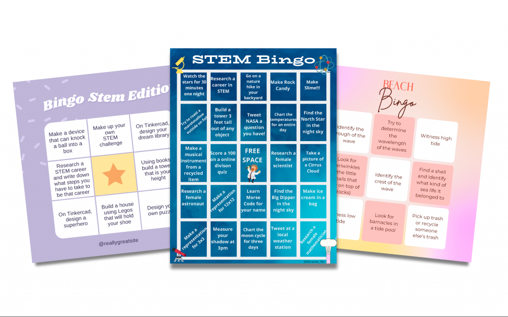 STEM Bingo - STEM Supplies
