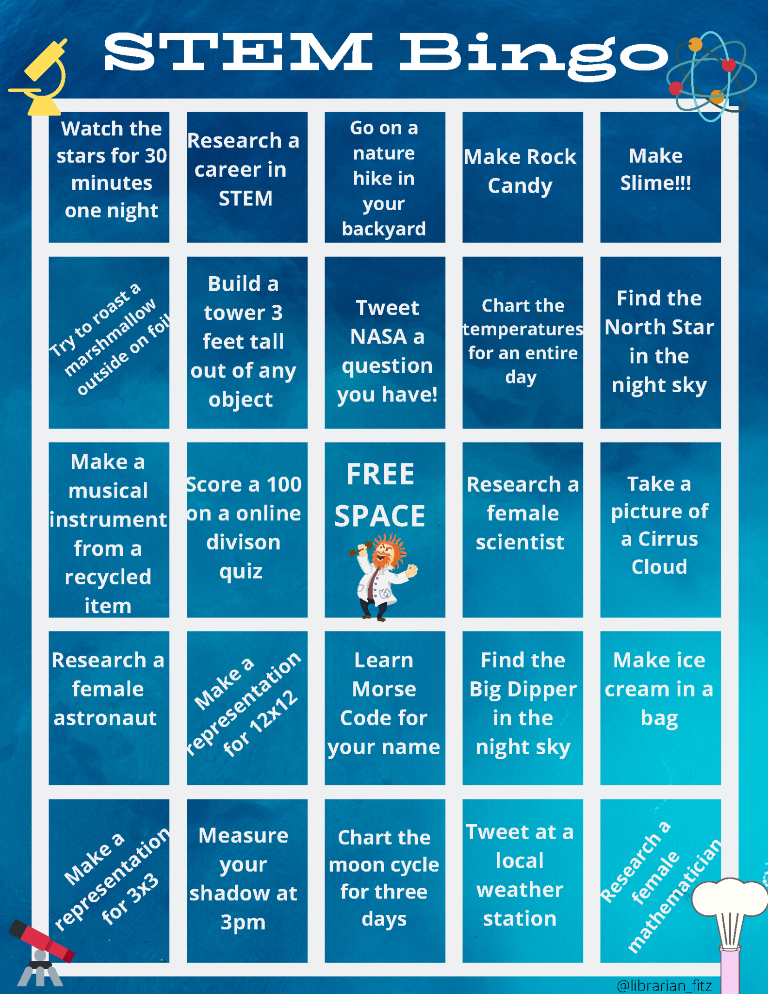 STEM Bingo - STEM Supplies