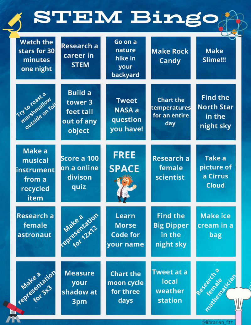 STEM Bingo - STEM Supplies