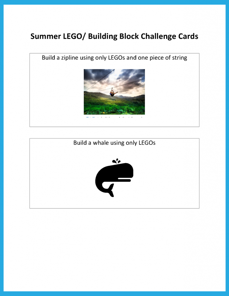 Summer Building Block Activities - STEM Supplies