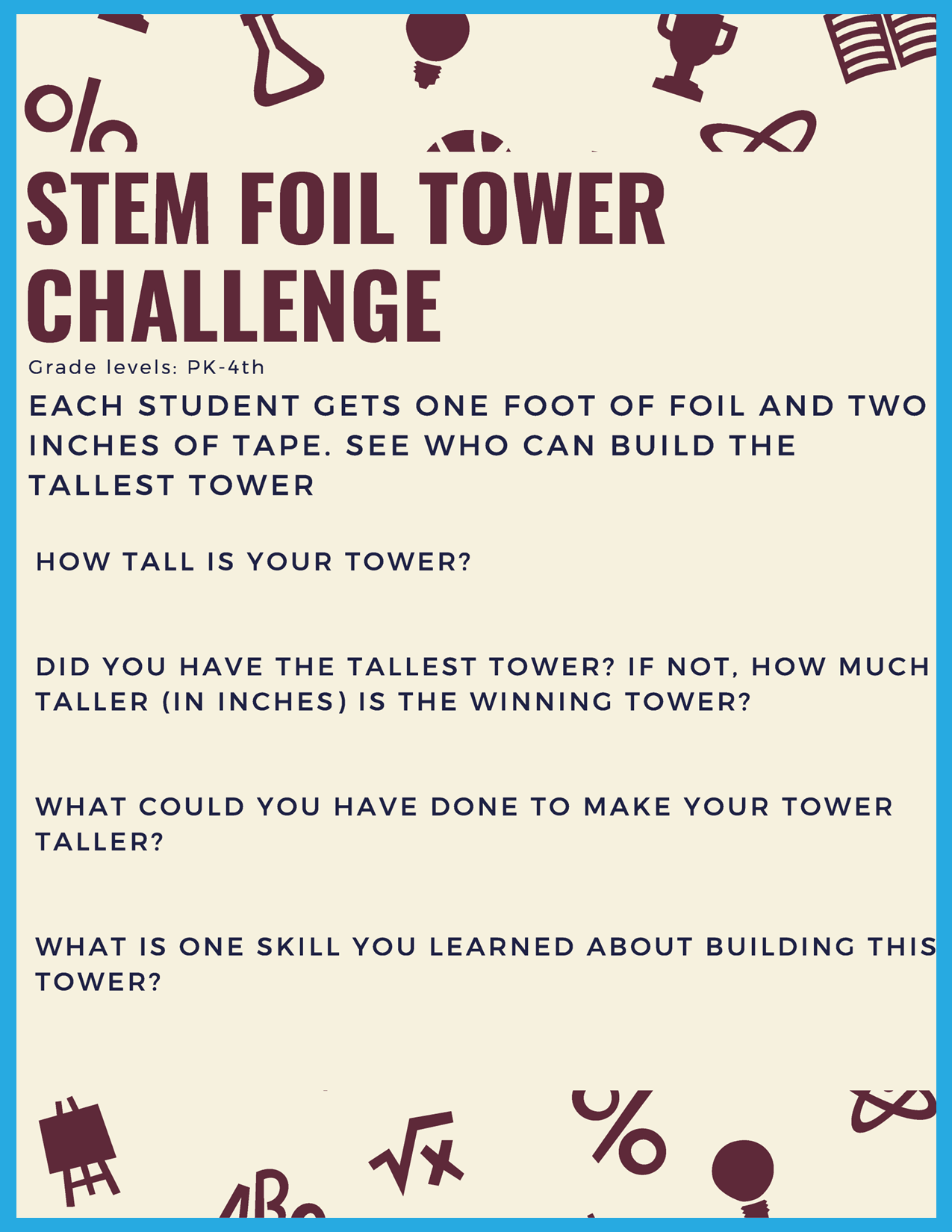 6 STEM Building Challenges - STEM Supplies