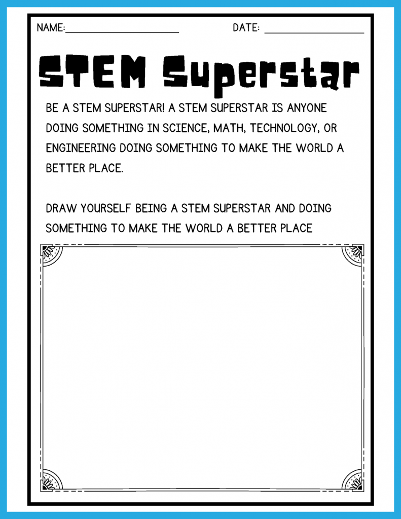 Downtime STEM Worksheets - STEM Supplies
