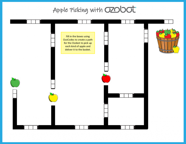 Apple Picking With Ozobot - STEM Supplies