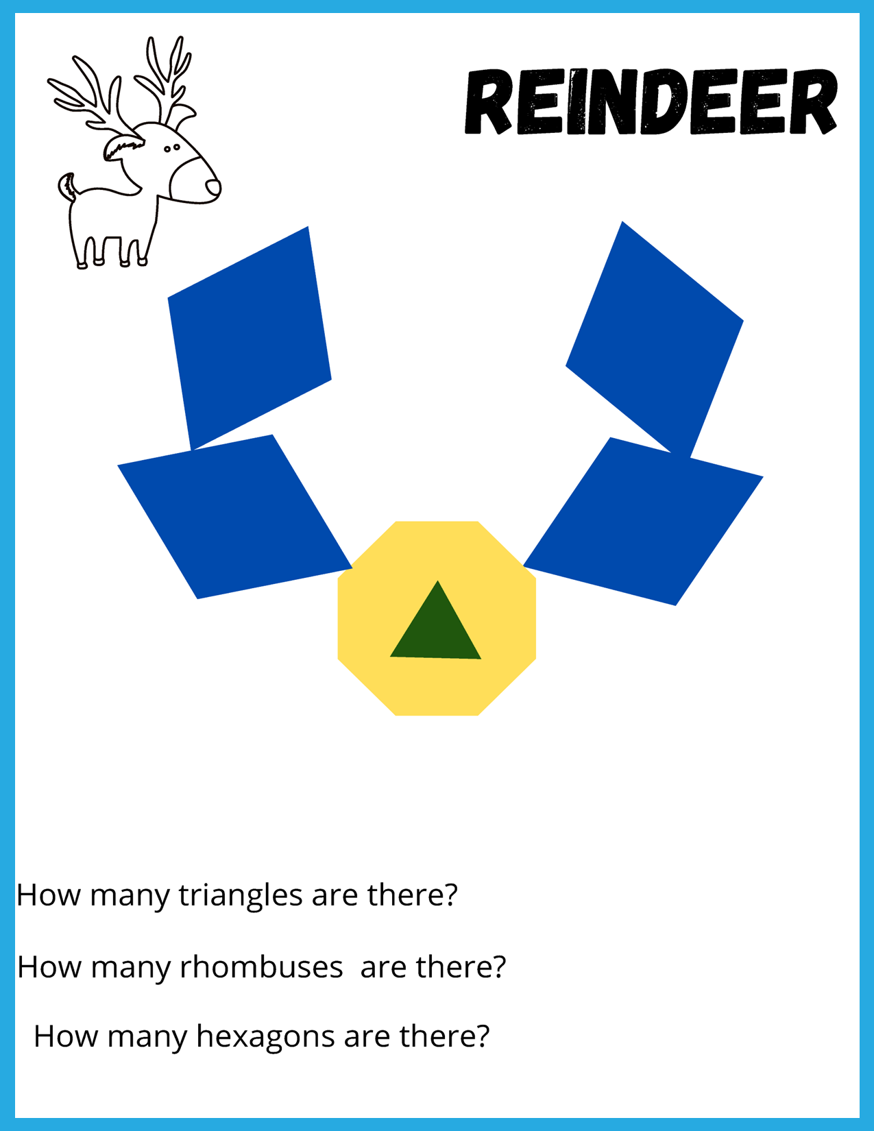 Winter Geometry Worksheets - STEM Supplies