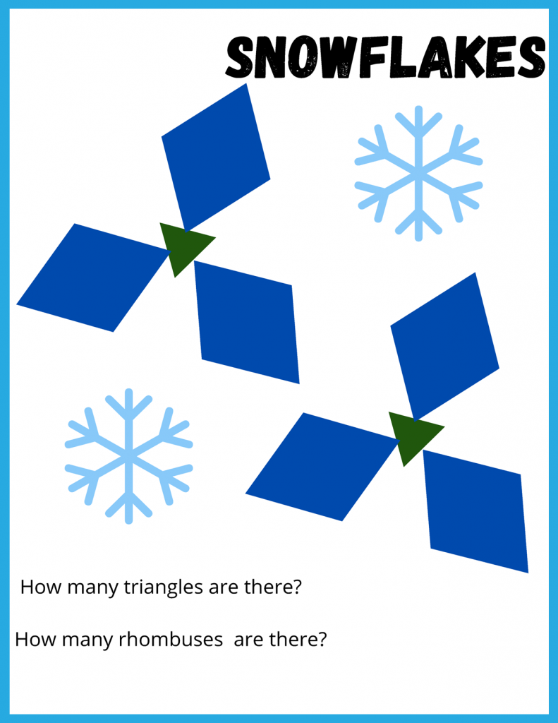 Winter Geometry Worksheets - STEM Supplies