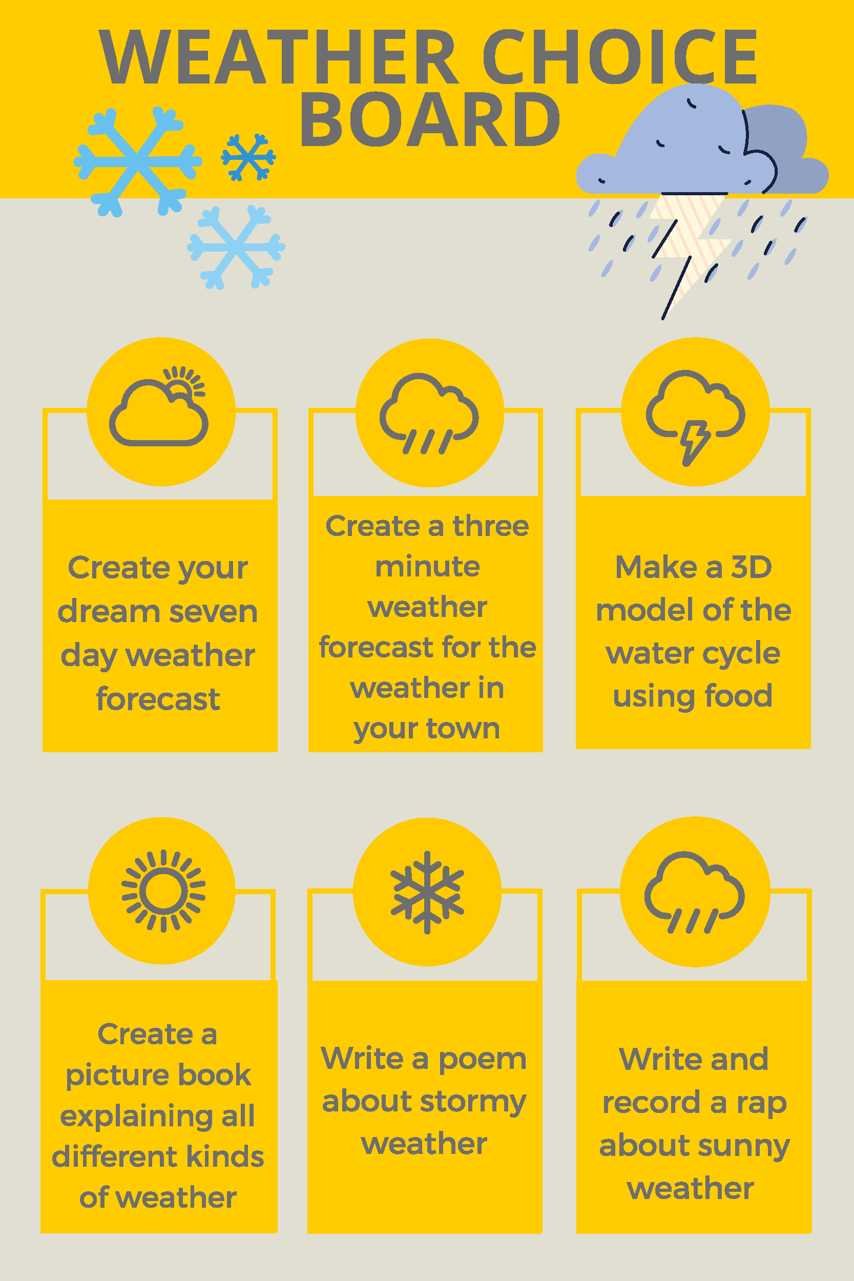 Rain or Shine! 3 STEM Weather Activities - STEM Supplies